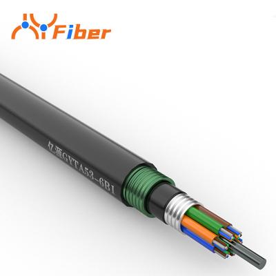 China GYTA53 de gepantserde Onderwater Directe Begraven Dubbele Schede 4-288Core van de Vezel Optische Kabel kiest Wijze uit Te koop