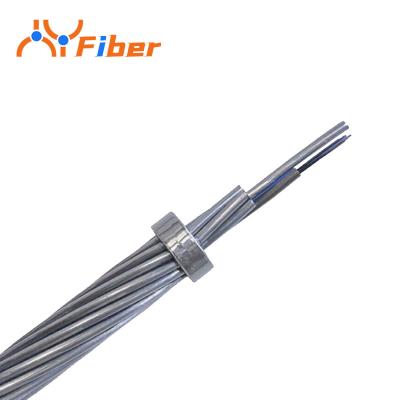 Cina Cavo a fibre ottiche di alluminio di vetro OPGW di strato per le linee di 500KV 220KV 110KV in vendita
