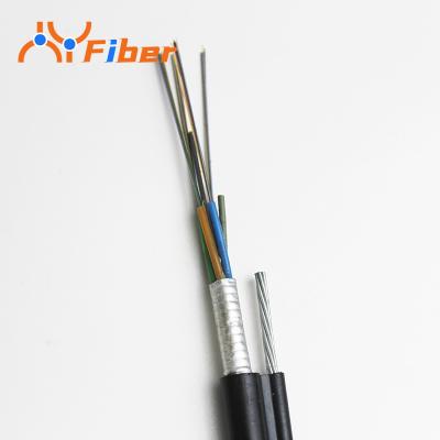 China Il cavo a fibre ottiche su ordinazione di rinforzo ha sepolto il cavo ottico GYFTA53 4 della doppia guaina il centro 8 12 for sale