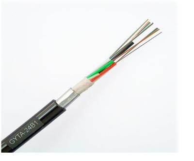 Cina 48 fossa diretta corazzata del cavo a fibre ottiche non metallico del centro 96 GYFTY53 per Lan Communication in vendita