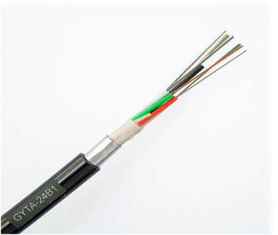 Cina Cavo a fibre ottiche non metallico GYTA53 4 di Ethernet centri 8 12 i 24 48 96 incagliati per accoppiare metropolitana sciolta in vendita