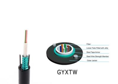 Cina Cavo a fibre ottiche in serie all'aperto non metallico del cavo a fibre ottiche GYXTW della spina dorsale di FTTH in vendita