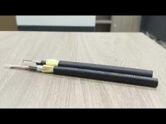 PE HDPE SM MM Outdoor Fiber Optic Cable Single Mode 24 Cores 60 Span