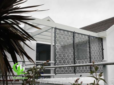 China laser cut aluminum decorative wall panel for window, screen, wall cladding for sale