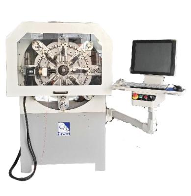 China Automatic Multi-function CNC Spring Machine with 110m/min Max Wire Speed 1000 Program Storage and 9.35kW Power for sale
