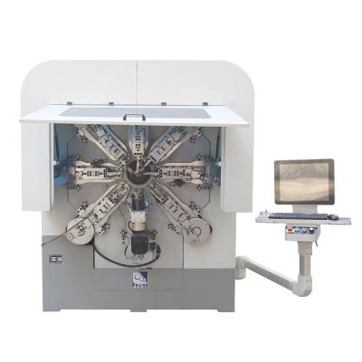 China Automatic Multi-Function CNC Spring Machine with 12 Axes Servo Motors and 100m/min Speed for Low-carbon Steel 2-6mm for sale