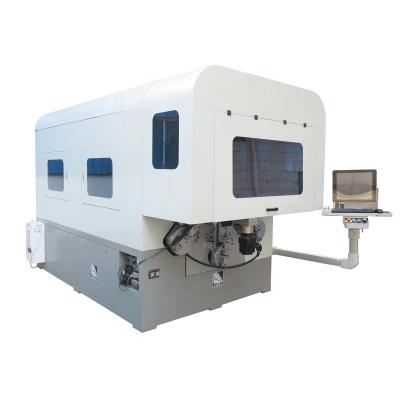 Máquina sem eixos da mola do CNC, fio do computador que forma a máquina com linha central 12