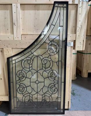 China Custom Inlaid Glass For Wooden Doors: Size & Design Tailored To Customer Requirements for sale