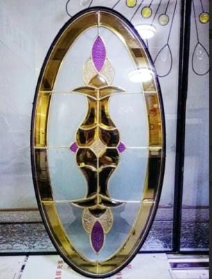 China De douane vormt Decoratief Leaded Glas voor de Houten Comités van het Deur Antieke Gebrandschilderde glas Te koop