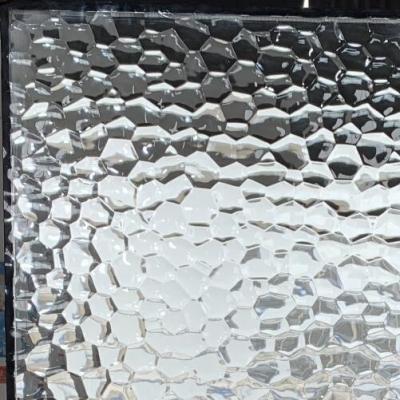 China A janela do banheiro do cubo da água Textured moderou o vidro moderado de vidro 4MM 2000 X 1500MM à venda