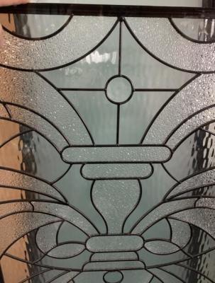 Cina 25mm hanno laminato i doppi e pannelli di vetro al piombo decorativi lustrati tripli della porta francese di Windows in vendita