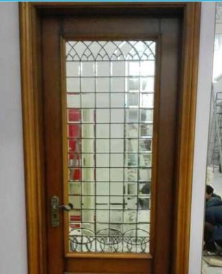 Cina Pannelli di vetro al piombo decorativi di 1200MM con tutto il chiaro vetro smussato per le porte di entrata in vendita