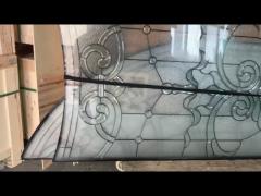 25mm Gelamineerde Dubbele en Drievoudige Verglaasde Decoratieve Leaded het Glascomités van de Vensters Franse Deur