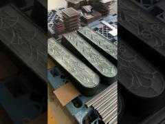 Inserções de vidro de portas interiores coloridas com caming de zinco