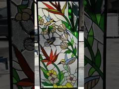 Decorative Panel Glass Figured  Frosted  Stained