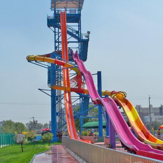 China Water Park Equipment Crazy High Speed Water Slide