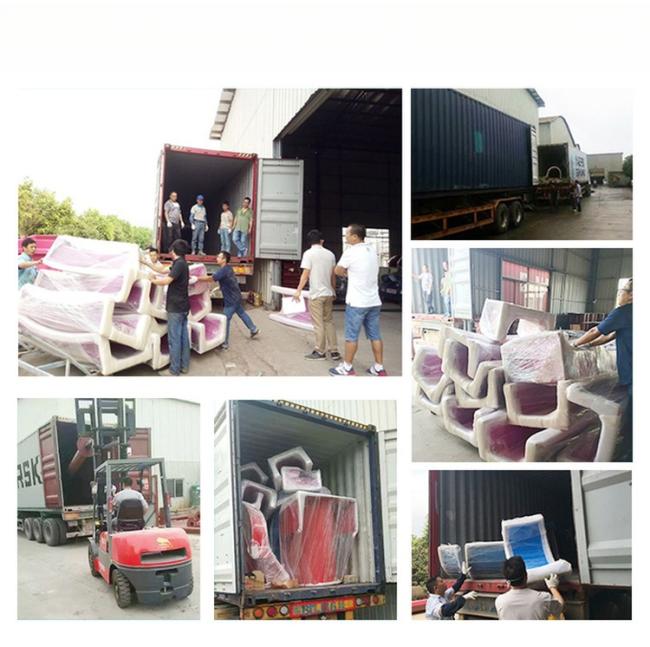 Large scale water slide operational view