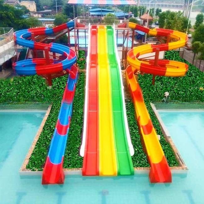Fiberglass Water Park Slide Tube Playground Equipment