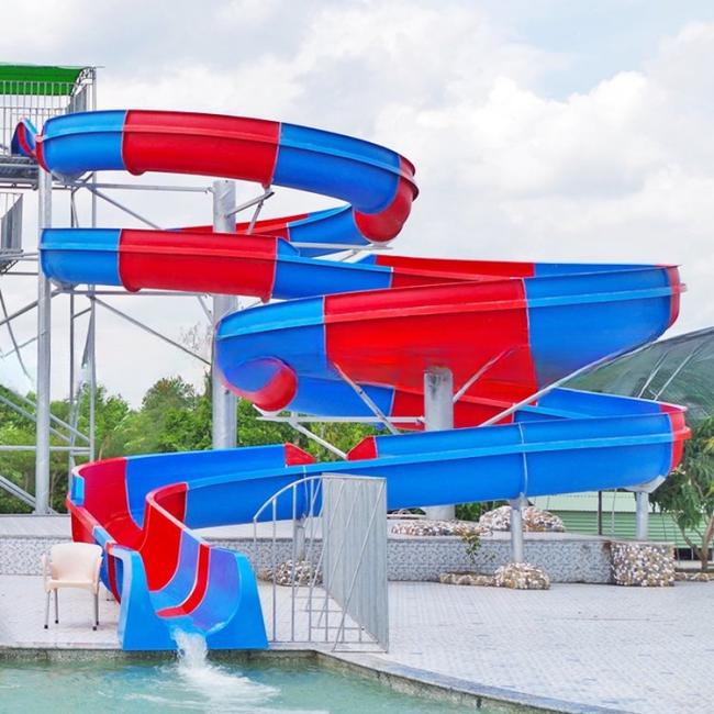 Colorful Open Body Slide Water Park Water Slide for Sale