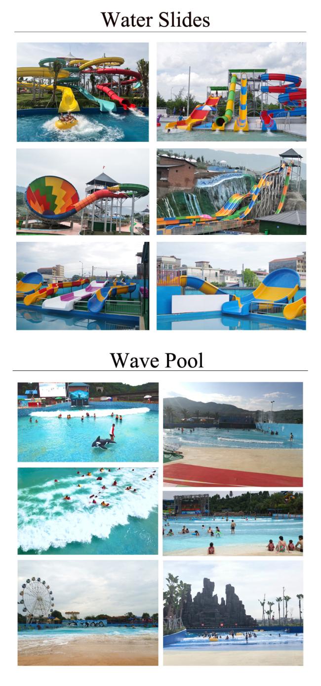 Water Park Swimming Pool Man-Made Wave System