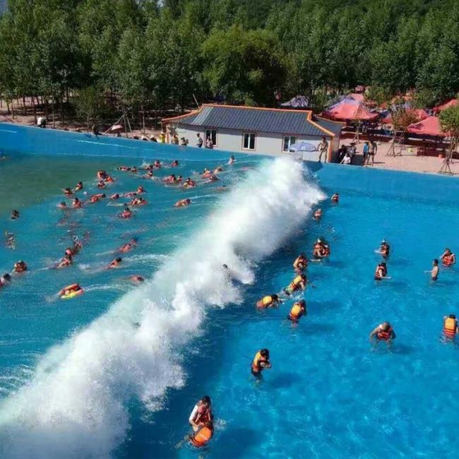 Water Park Artificial Tsunami Surf Pool Wave Machine