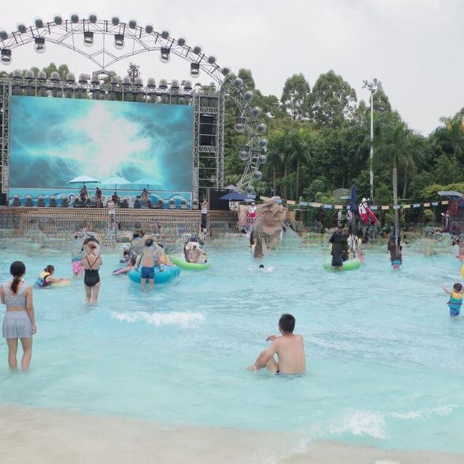 Surfing Machine Artificial Wave Pool for Aqua Amusement Park