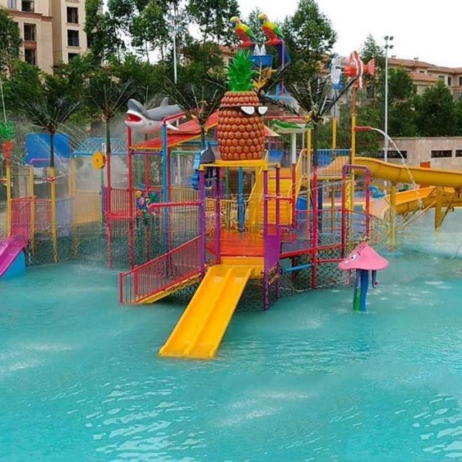 Fiberglass Water House Slide for Aqua Theme Park