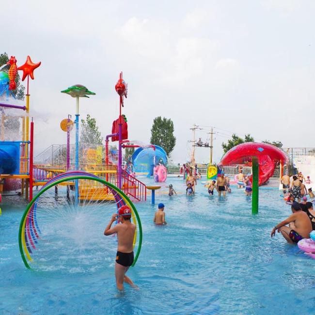 Kids and Family Water Park Playground Fiberglass Water Splash Games