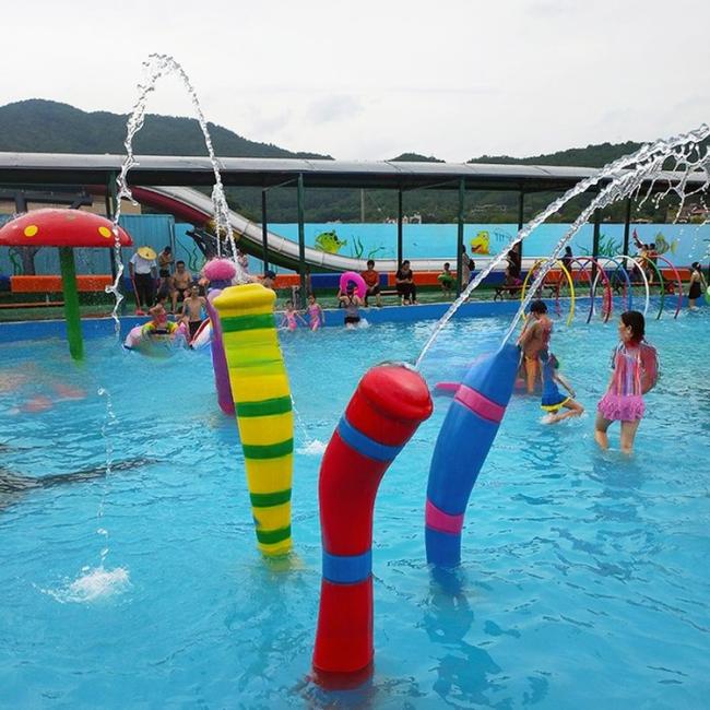 Flower Spray Aqua Park Fiberglass Water Amusement Equipment