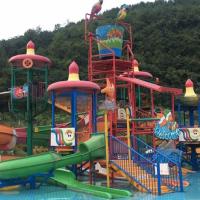 China Customized 15m Height Water Play Structures with 44KW Power and 500kg Capacity for Aquatic Splash Parks for sale