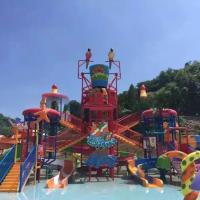 China Customized 15m Height Water Play Structures with 44KW Power and 500kg Capacity for Aquatic Splash Parks for sale