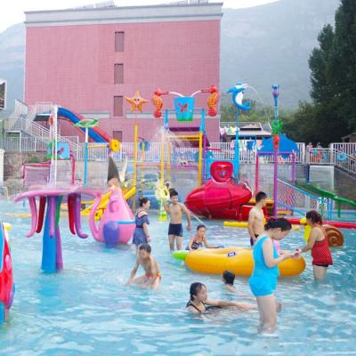 China Customized Small Indoor Splash Water Playground Colourful For Children for sale