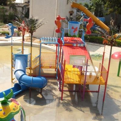 China Customized Small Indoor Splash Water Playground Colourful For Children for sale