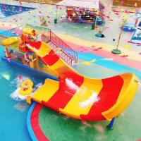 Quality Fade Resistant Amusement Park Water Slide Famiy Water Slide 1.9m Height for sale