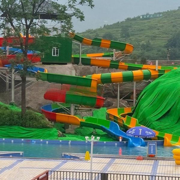 Quality Customized Spiral Water Slide Tube Adult Water Slide Weather Resistance for sale