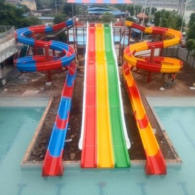 China Customized Spiral Water Slide Tube Adult Water Slide Weather Resistance for sale