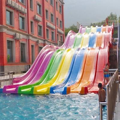 Cina Anti-statico arcobaleno colorato scivolo d'acqua per adulti con certificazione SGS in vendita