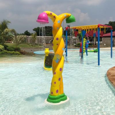 Cina Parco acquatico a tema per bambini Splash Pad attrezzature in fibra di vetro ISO9001 in vendita