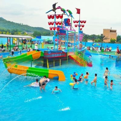 Cina 18m*16m*9m Nave pirata Parco acquatico Parco giochi d'acqua per bambini Struttura robusta in vendita