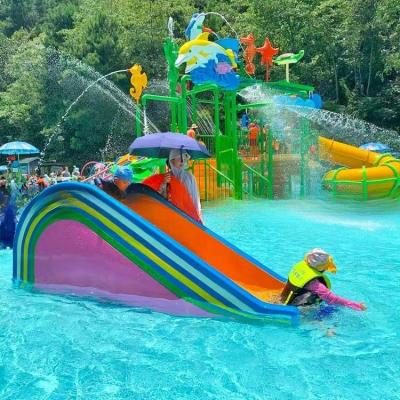 Cina Fibra di vetro antistatica scivolo d'acqua arcobaleno piscina parco acquatico in vendita