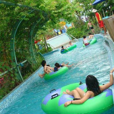 China Parque de diversões Mundo aquático Rio preguiçoso Grande capacidade Eco-friendly à venda