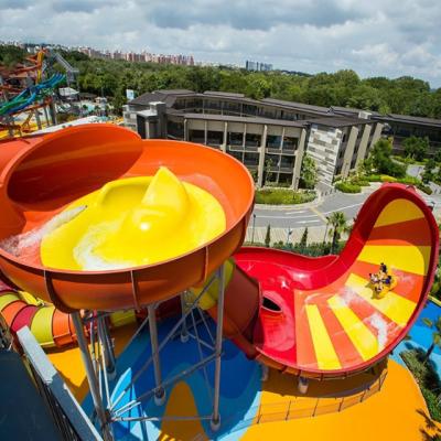 China Grand équipement de parc aquatique Fibre de verre toboggan aquatique pour adultes pour parc à thème parc d'attractions aquatiques for sale