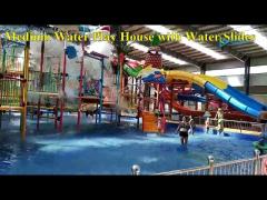 New Style Water Park Equipment Fiberglass Slide Children Aqua Playground