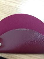 China 350-500gsm Plain Polyester Microfiber Fabric with Foam PVC Backing 58/60 Inch Width for sale