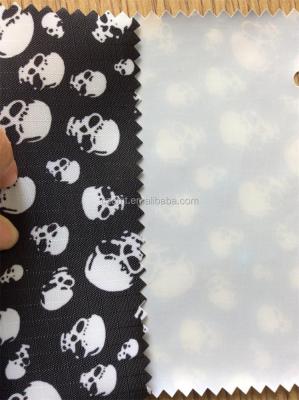 Cina 100% poliestere, tessuto di scheletro in bianco e nero in vendita