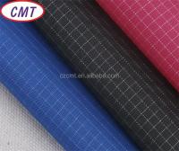 China 200D PU Coated Double Colors Waterproof Grid Nylon Oxford Fabric 58/60 Inch Width for sale