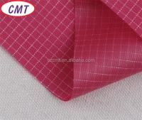 China 200D PU Coated Double Colors Waterproof Grid Nylon Oxford Fabric 58/60 Inch Width for sale