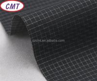 China 200D PU Coated Double Colors Waterproof Grid Nylon Oxford Fabric 58/60 Inch Width for sale