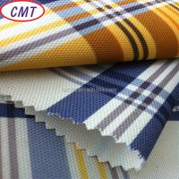 China 600D Polyester Oxford Printed Fabric Waterproof PVC Coated 58-64in Width for Sun Resistant Awnings for sale