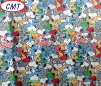 China 100% Polyester Dots Printed Oxford Fabric PVC Coated Waterproof 600D 58/60 Inch Width for sale